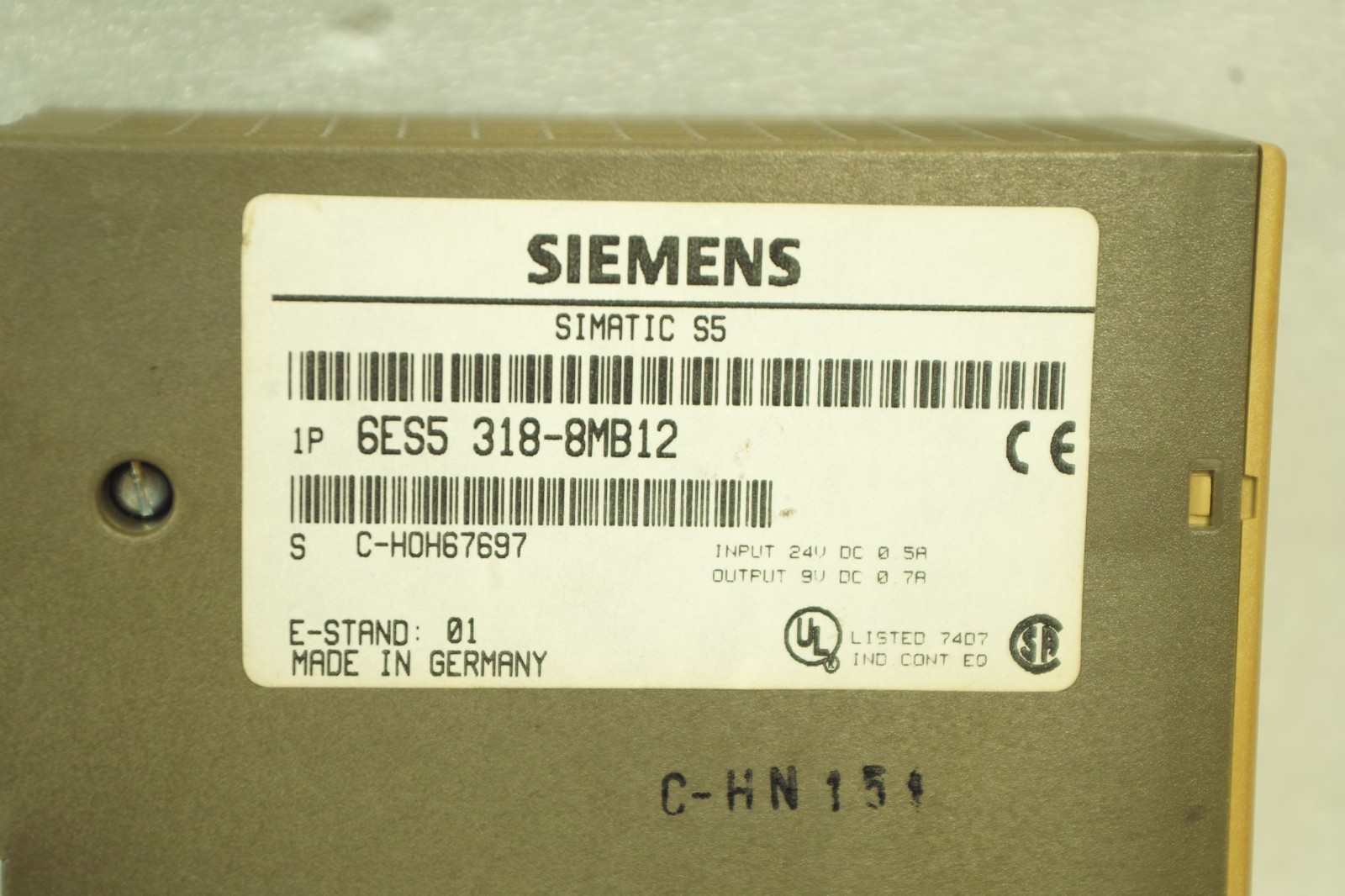 SIEMENS PLC SIMATIC S5 ET200U 6ES5-318- 8MB12 LOT OF 2 FREE SHIP | eBay