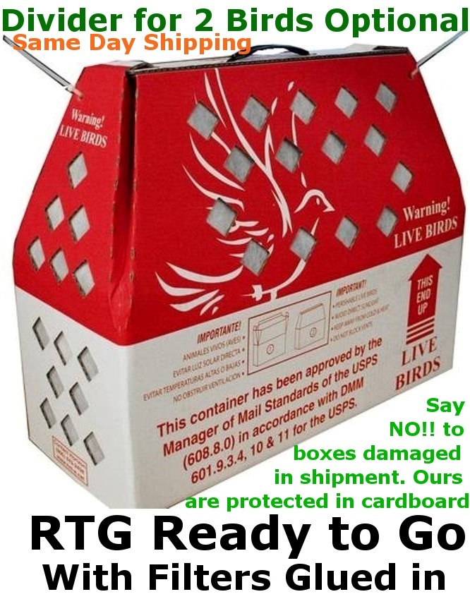 Horizon "Lite" Live Bird Shipping Boxes 10 Pack Chickens Poultry - USPS ...