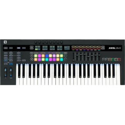 Novation SL MkIII MIDI and CV Keyboard Controller with Sequencer - 49 ...