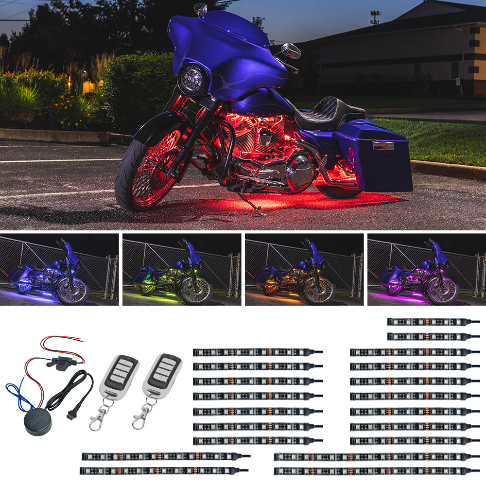 Led Motorcycle Glow Kit Motorcycle LED Under Glow Light Kit LSK1001