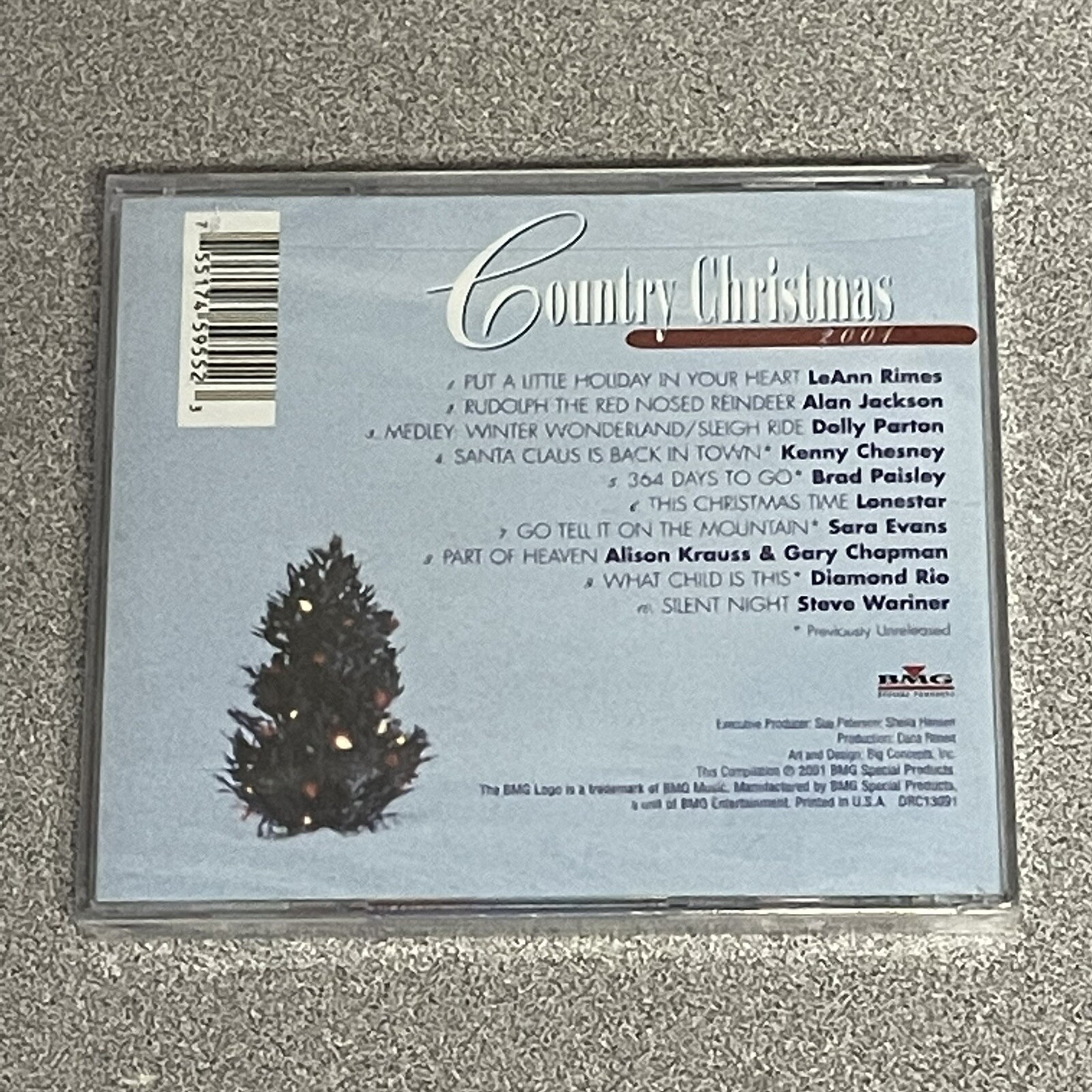 CD Country Christmas 2001 - Dolly Chesney Rimes Rio Paisley Alan ...