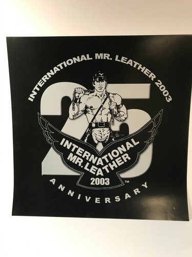 International Mr. Leather Gay Event Poster for 2003 IML Chicago Art by ...
