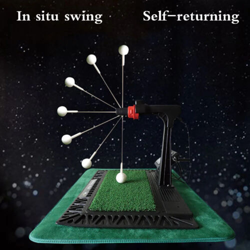 Indoor Digital Swing Practice Golf Swing Exerciser Trainer with Digital ...