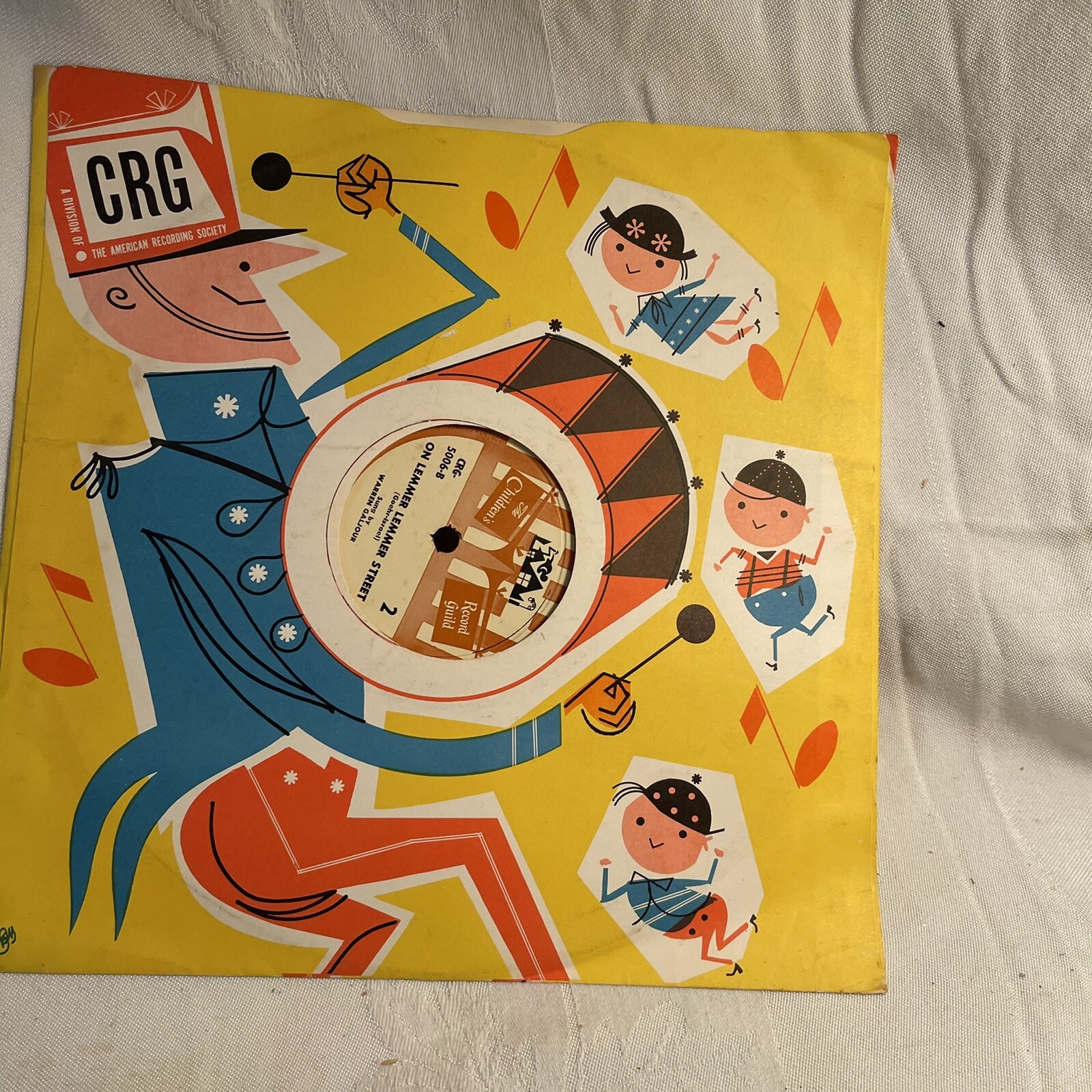 78 RPM 10 INCH - CHILDRENS RECORD GUILD (CRG) On Lemmer Lemmer Street ...