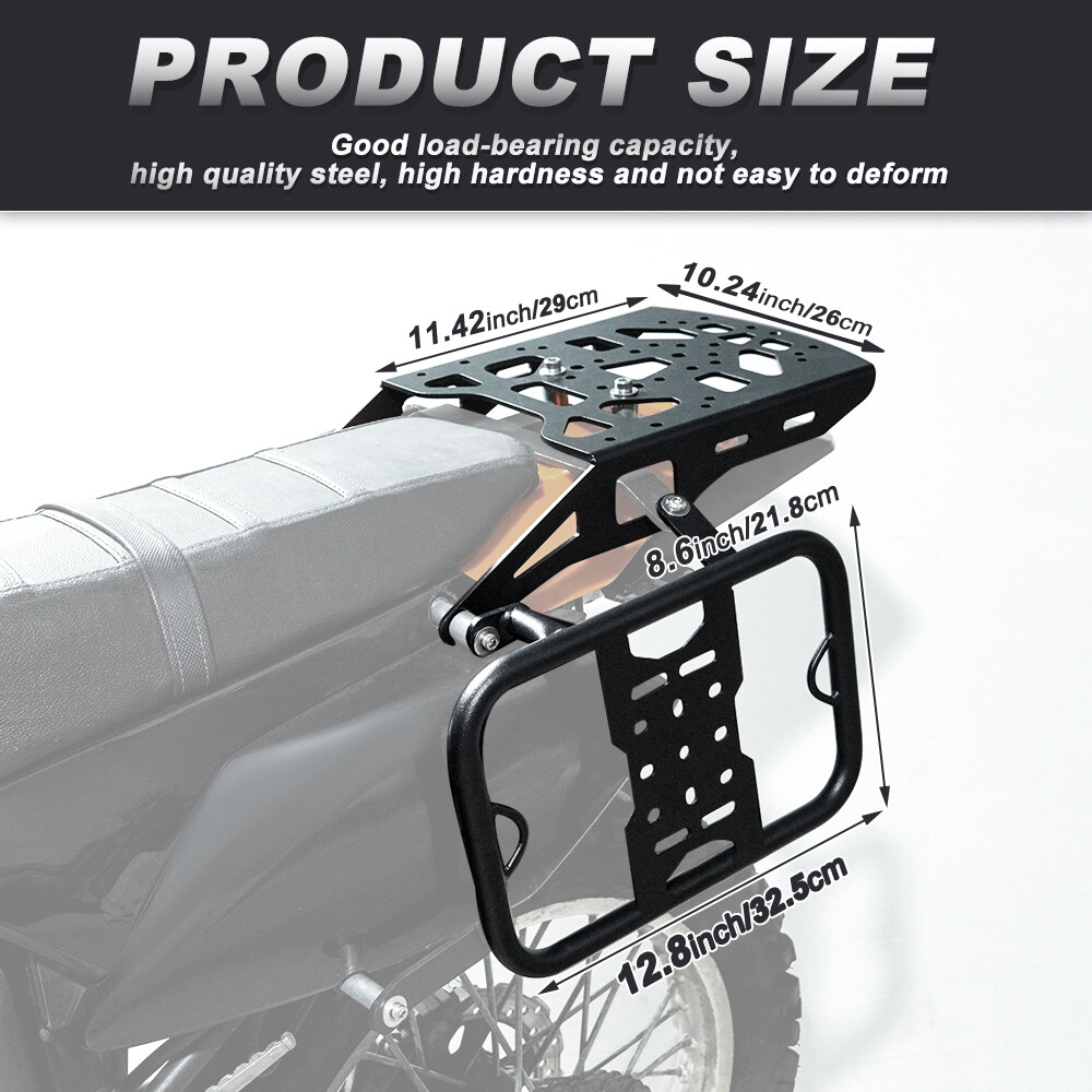 Fit For Kawasaki KLX250/KLX250S/KLX250SF 09-23 Rear Luggage Rack ...