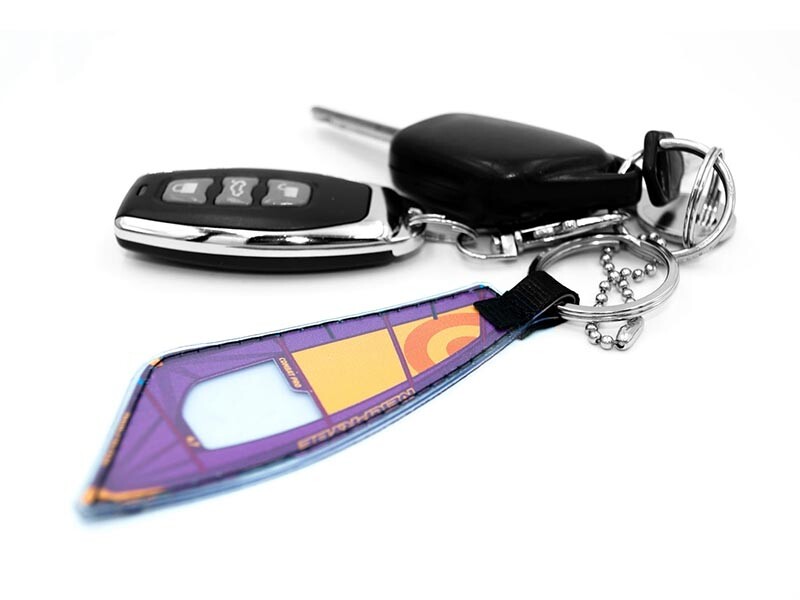 Windsurfing Sail Keychain - flexible sail in real sail shape and ...