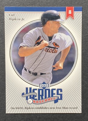 2002 Upper Deck CR1 CAL RIPKEN JR. HEROES OF Baseball | eBay