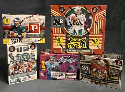 NFL Box Lot 2018 Panini 2020 Contenders F 2021 Classics H2 Select ...