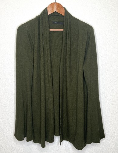 Cyrus Open Cardigan Sweater Green Long Bell Sleeves Medium | eBay