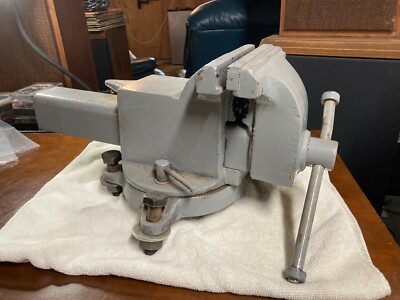 Industrial 6" Swivel Base Anvil Vise Machinist Mechanic Blacksmith Tool ...