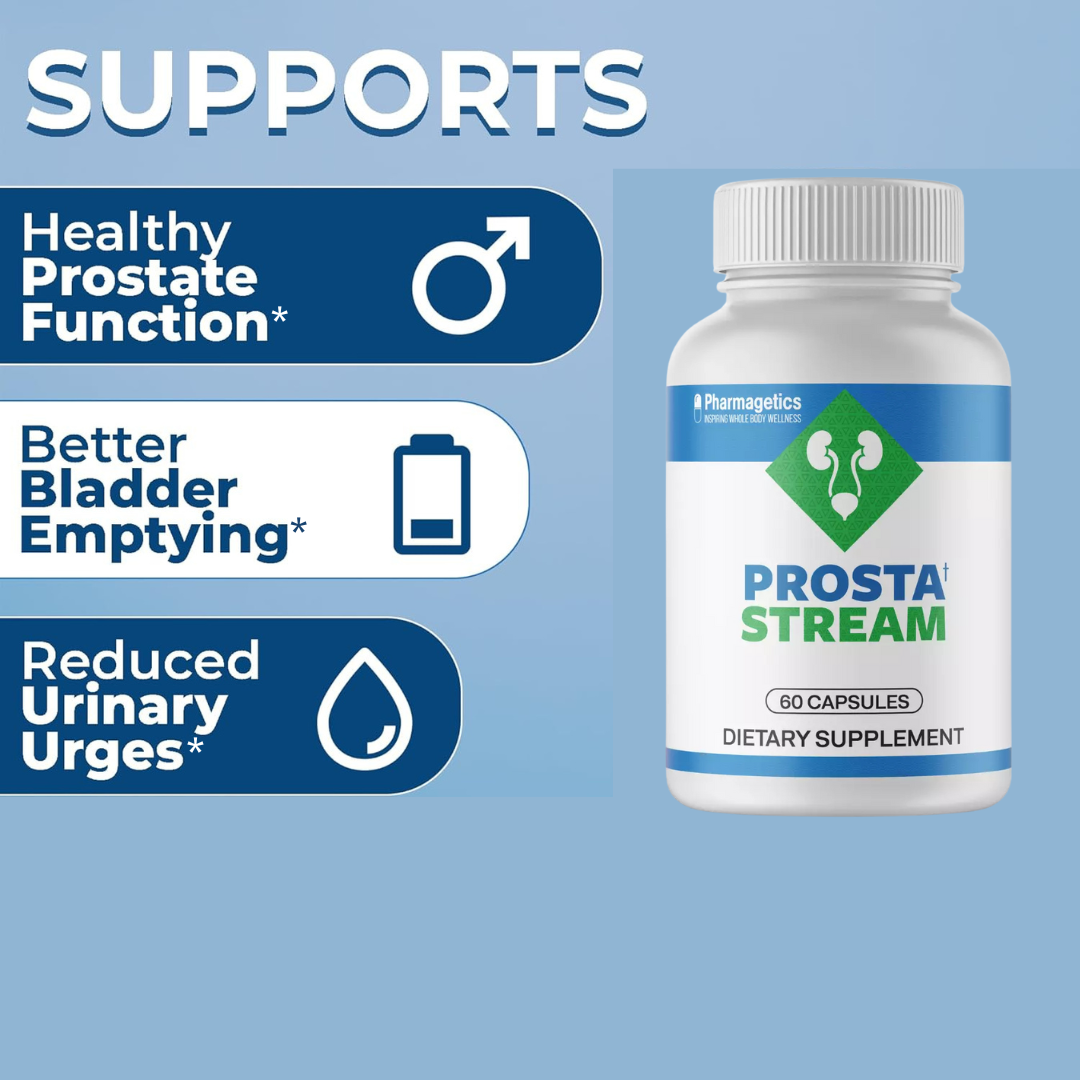 (5 Bottles) ProstaStream - Prosta Stream, Prostate Support Supplement ...