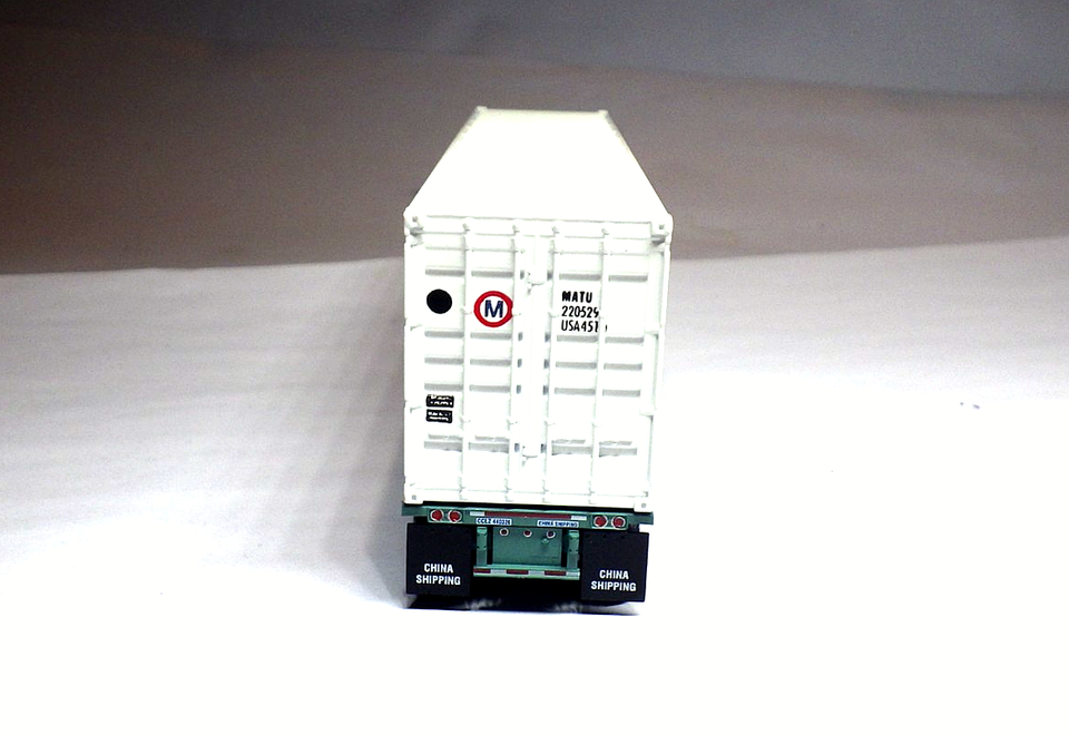 MATSON 40' Dry Container on chassis - Athearn - HO Scale | eBay