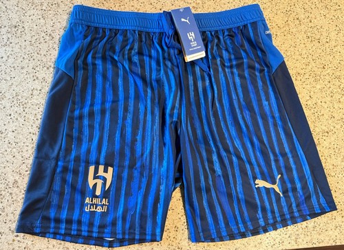 Al Hilal 2025 CWC Puma KidSuper Home Soccer Football Shorts Saudi ...