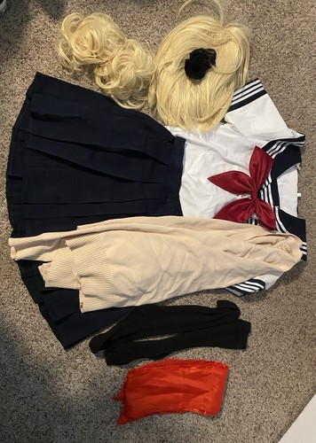 Himiko Toga Cosplay and Wig. Gently Used; Small; Pre-cut Wig | eBay
