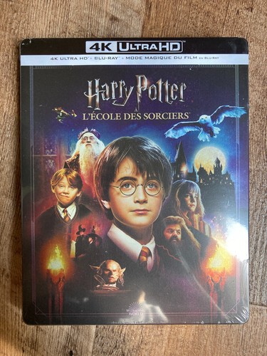 Harry Potter and the Sorcerer's Stone w. Steelbook (4K UHD + Blu-ray ...