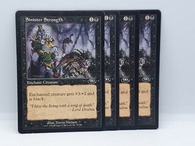 4x Sinister Strength PLANESHIFT 2001 MtG Magic The Gathering | eBay