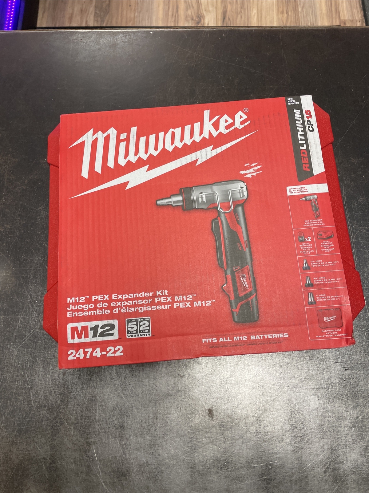 Milwaukee M12 PEX Expansion Tool Kit with Hard Case (2474-22 ...