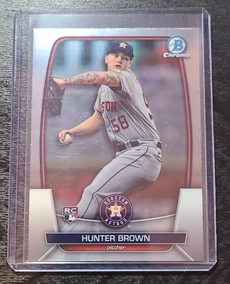2023 Bowman Chrome Hunter Brown Rookie RC #69 Houston Texans | eBay