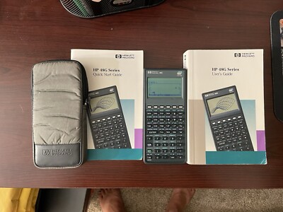 Hewlett Packard HP 48G Graphing Calculator With Case, Quick Guide, And ...