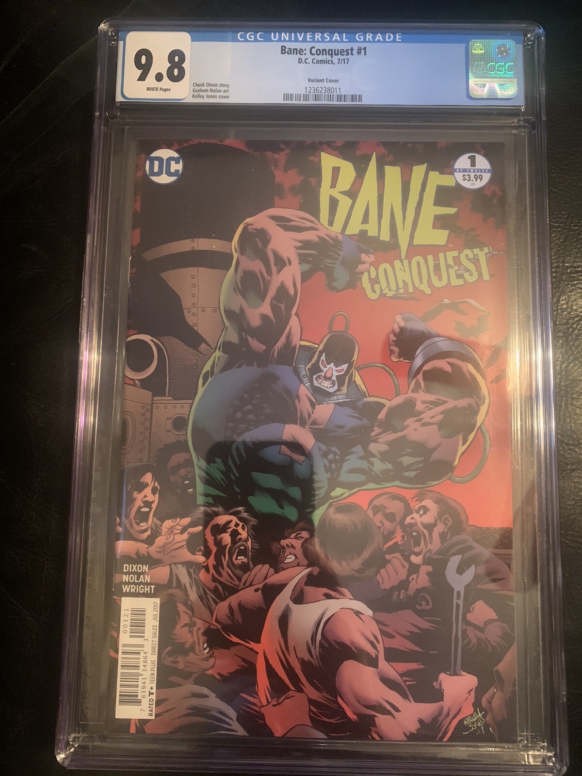 DC Comics BANE CONQUEST #1 first printing cover B Kelley Jones Cgc 9.8 ...