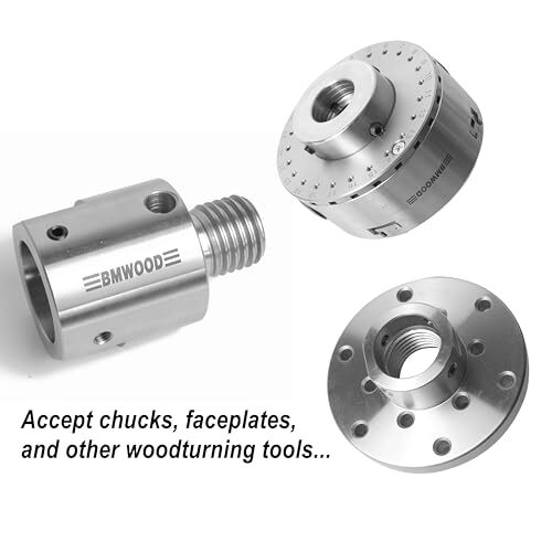 1" x 8TPI Female to 3/4"X16 TPI Male Thread Adaptor Woodworking Lathe ...