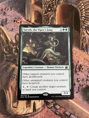 Saryth, The Vipers Fang Rare Midnight Hunt MTG 197 | eBay