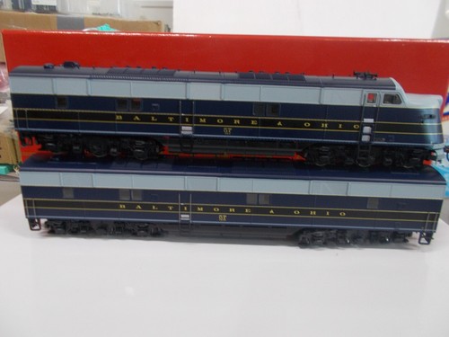 BROADWAY LIMITED ~ B & O E6A LOCOMOTIVE & E6B DUMMY ~WITH DCC & SOUND ...