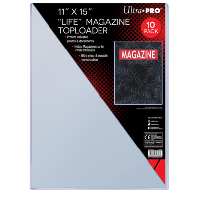 10 Ultra PRO Life Magazine Book Comic Toploaders Holders Top Loader 279 ...