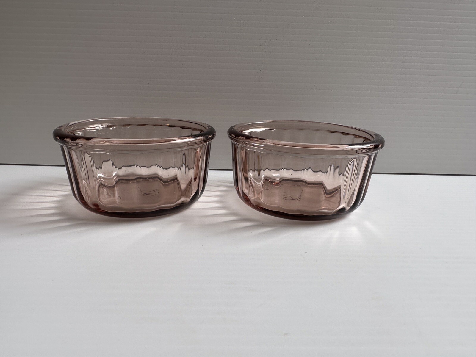 TWO COLOURED PYREX GLASS RAMEKINS | eBay Australia