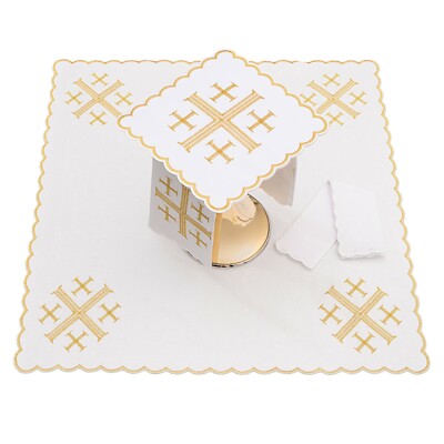 Altar linen Pall Corporal Purificator Lavabo towel Chasuble Vestment ...