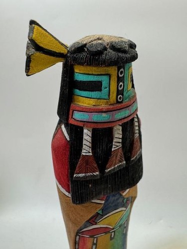 Signed HOPI Turtle Kachina Totem - Edward Huma - 1st Mesa Arizona | eBay