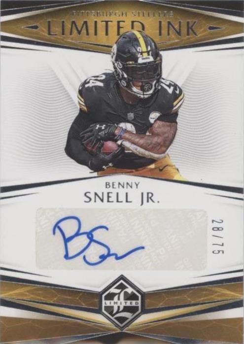 2020 Panini Limited - Limited Ink Benny Snell Jr. #LI-BS Silver /75 (AU ...