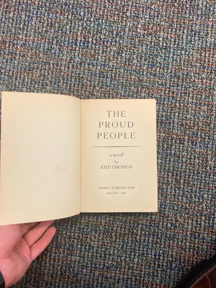 The Proud People by Kyle Crichton 1944 Vintage | eBay