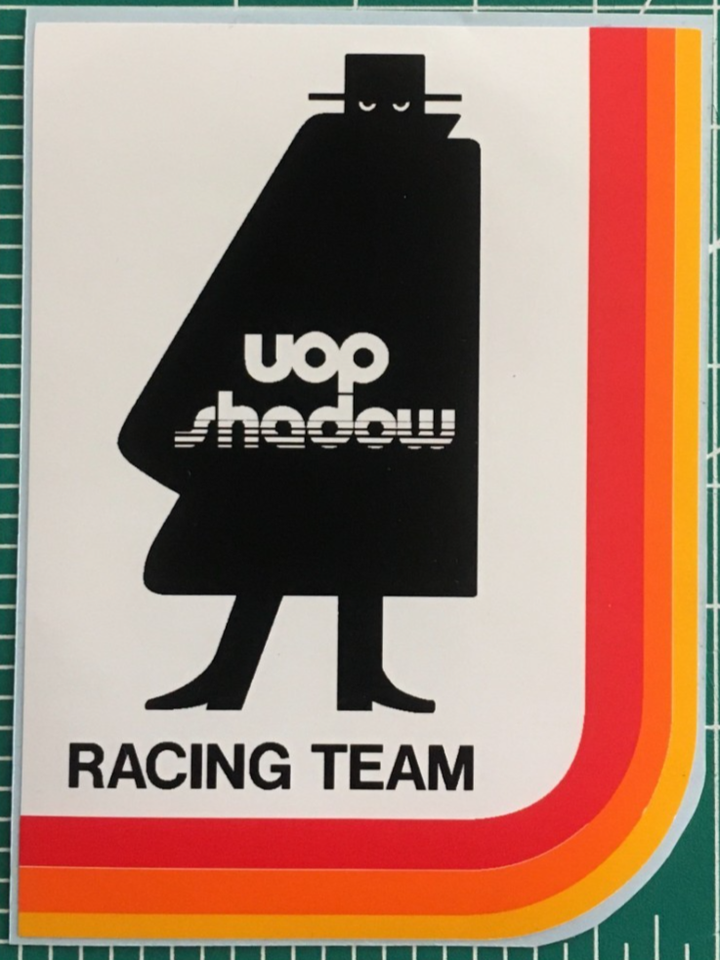 Historic Sports Car Racing Sticker UOP SHADOW RACING TEAM Can-Am F1 ...