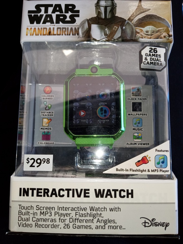 Star Wars the Mandalorian Interactive Smart Watch Grogu iTime ...