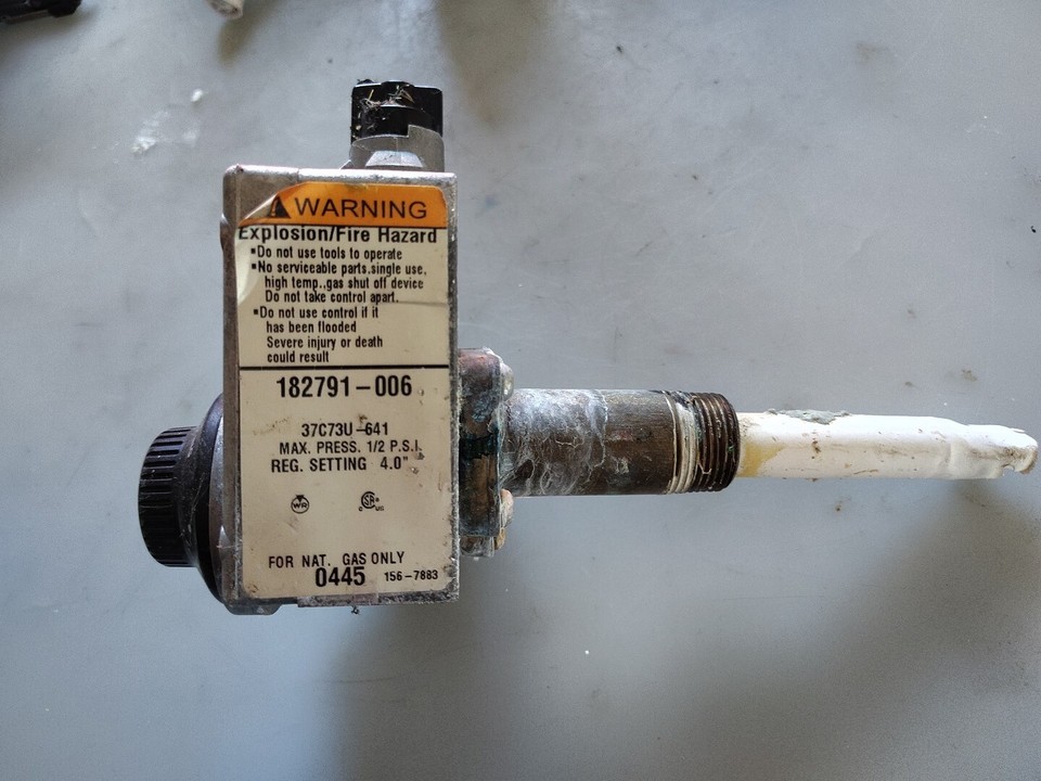 White-Rodgers 37C73U-641 Water Heater Gas Control Valve (Thermostat ...