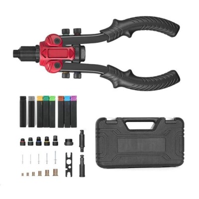 Meterk Rivet Gun Kit Rivnut Thread Setting Tool Nut Setter NutSert ...
