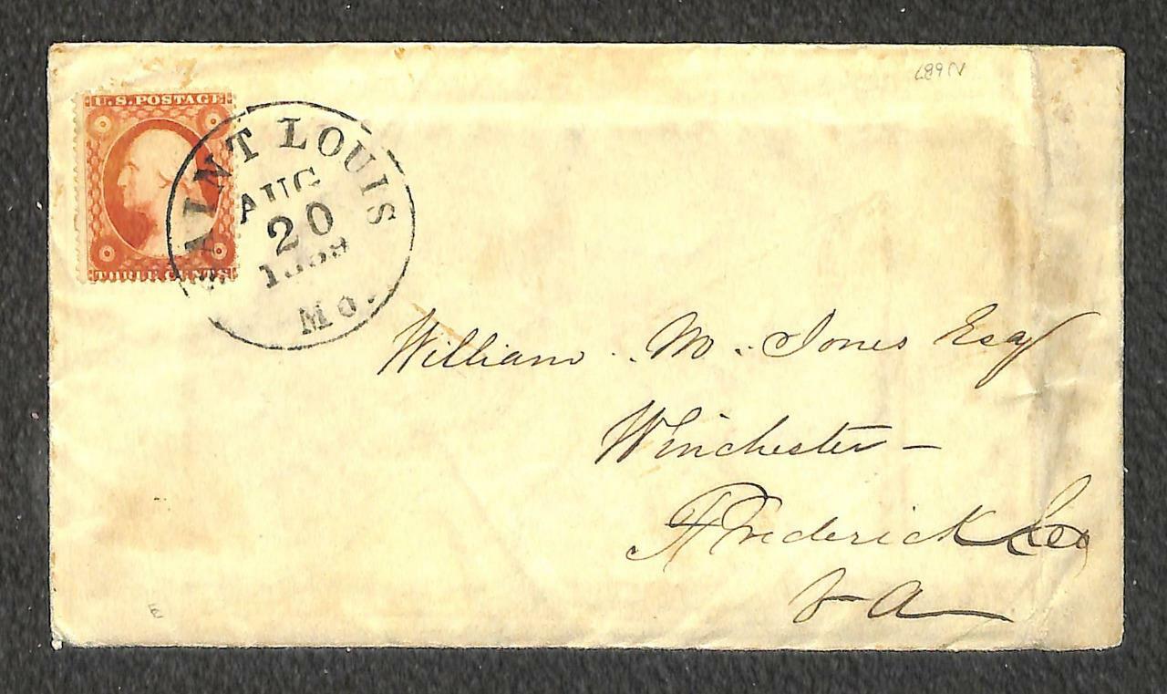 USA #26 STAMP ST. LOUIS MISSOURI ALEXANDER LEITCH MEDICAL ADVERTISING ...
