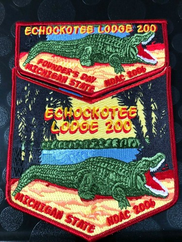 OA LODGE 200 ECHOCKOTEE LODGE 200 2006 NOAC TWO PIECE SET KD | eBay