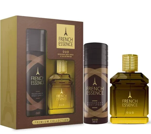 FRENCH ESSENCE Oud Gift Set for Unisex - Oud Deodorant (200ml ...
