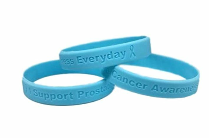 25 " I Support Prostate Cancer Everyday " Awareness Bracelets - High ...