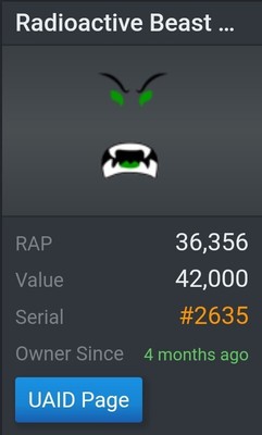 Radioactive beast mode (RBM) READ DESC. | eBay