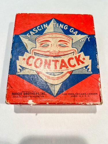 VINTAGE Parker Brothers CONTACK Game complete w instructions 1939 ...