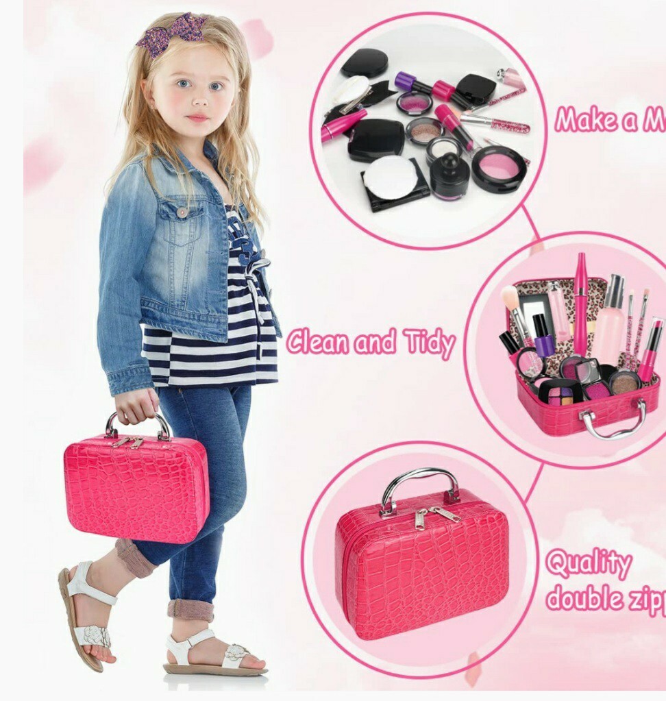 Pretend Make-up Play Set for Girls Ages 3,4,5,6+ Not real Makeup. | eBay