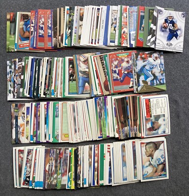 HOUSTON OILERS / TENNESSEE TITANS 340+ Football Cards! 1980-2021 ...