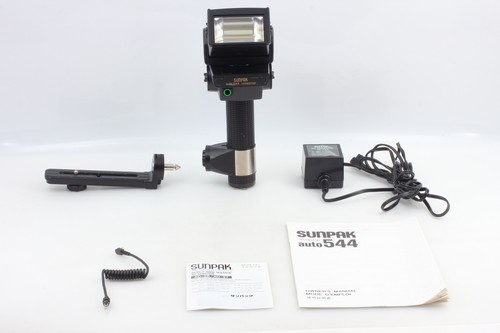 [Near MINT] Sunpak Auto 522 Thyristor Handle Mount Flash with Bracket ...