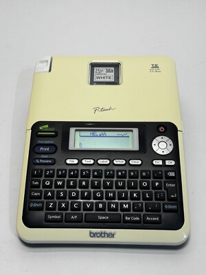 Brother PT-2030 P-Touch Thermal Label Maker - TZ Tape - Tested No Power ...
