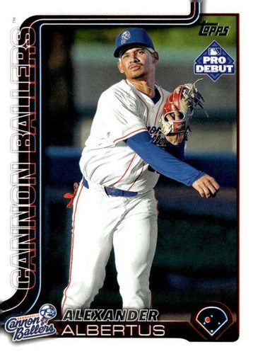 ALEXANDER ALBERTUS RC 2025 Topps Pro Debut Base #PD-36 Pre-Rookie MiLB ...