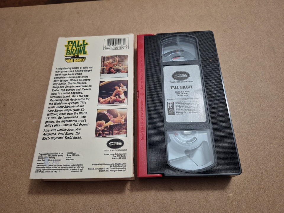 WCW Fall Brawl 1993 93 VHS Wrestling Video WWE | eBay