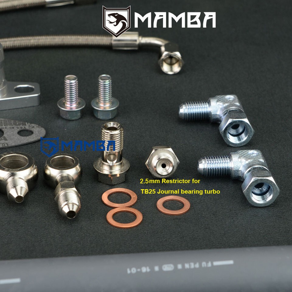 MAMBA Turbo Oil & Water Line Kit For Nissan RD28 Patrol w/ Original ...